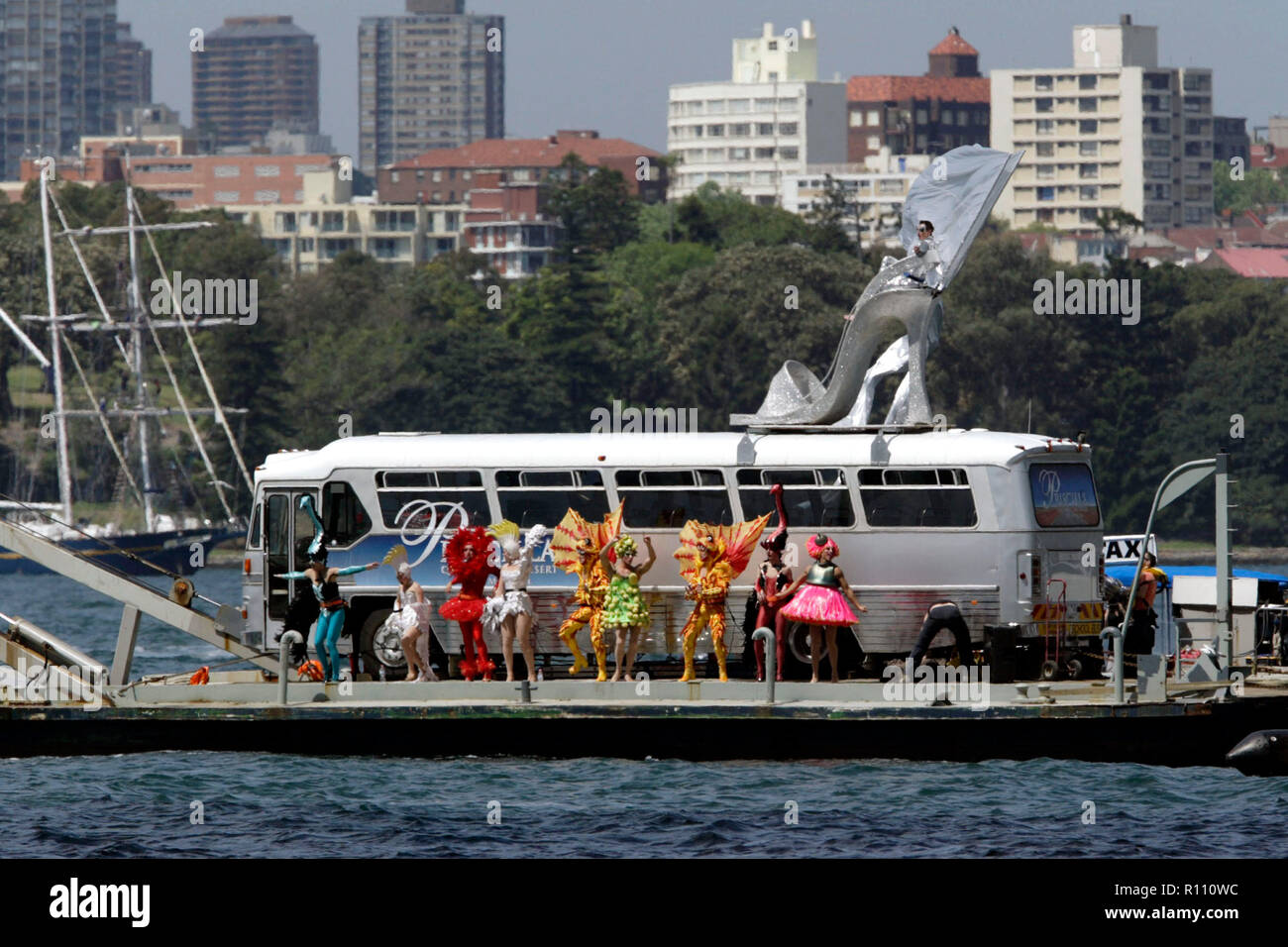 Priscilla, Queen of the Desert, is re-created aboard a barge on Sydney ...