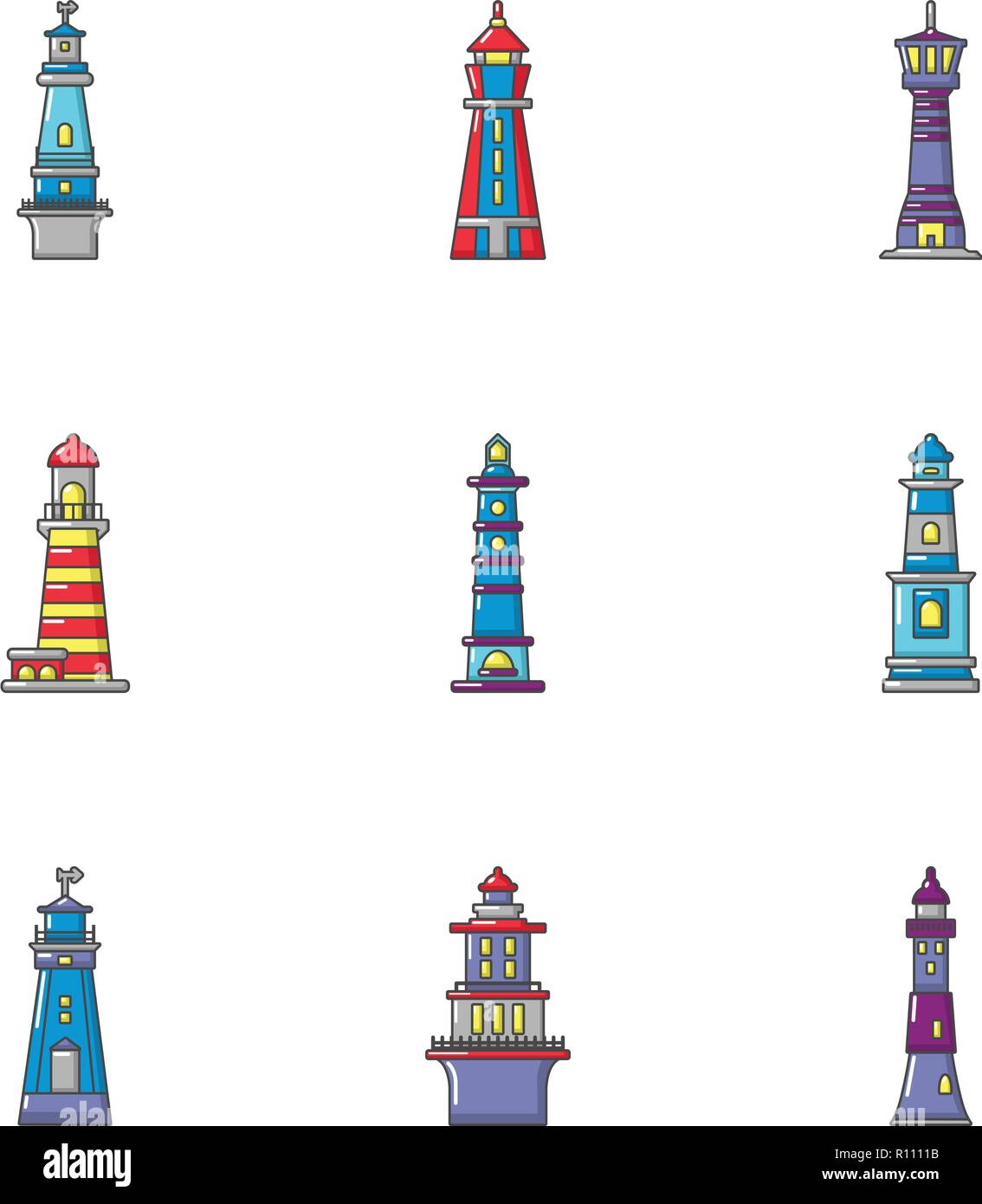 Guiding light boat Stock Vector Images - Alamy