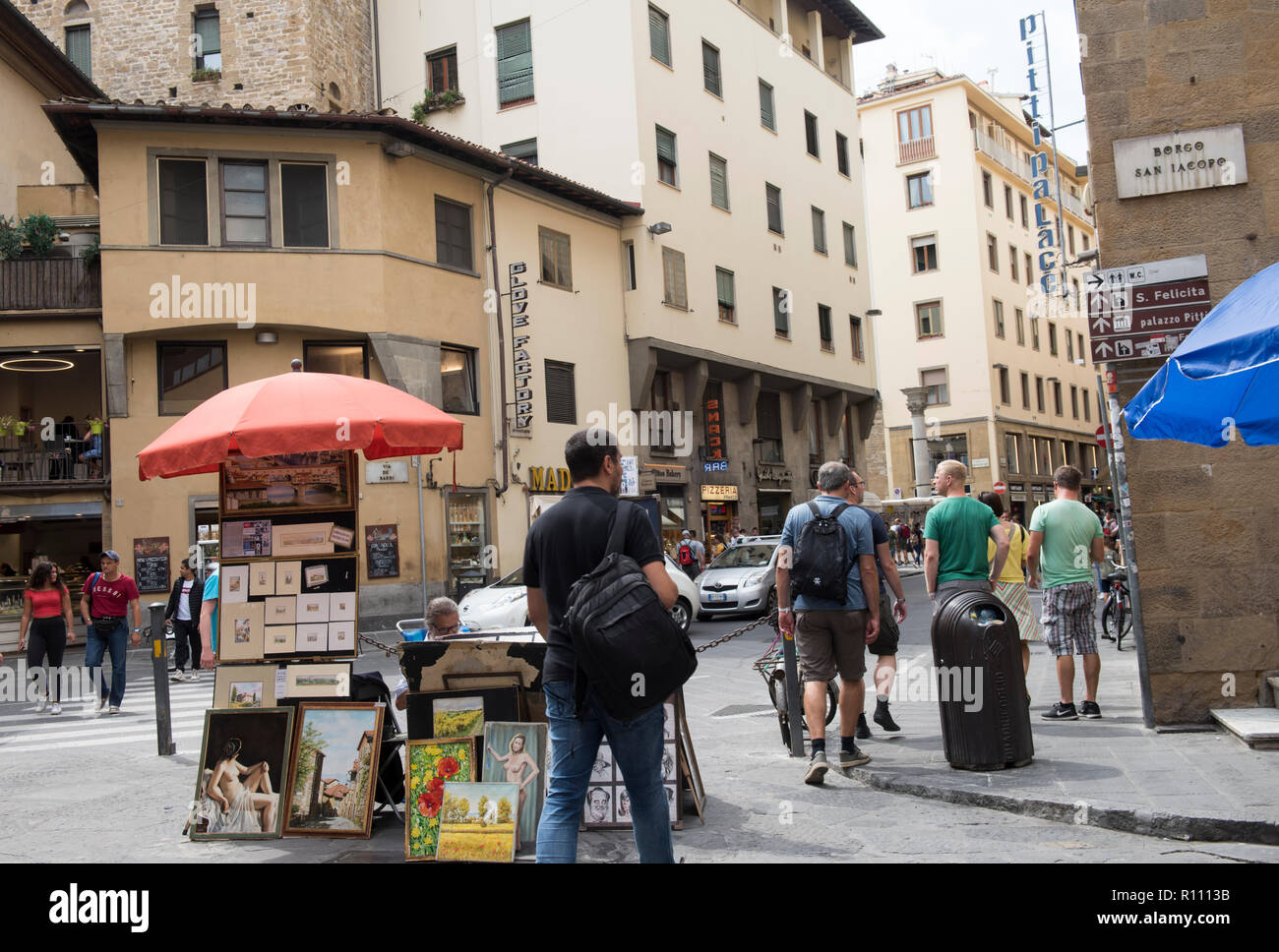 Downtown southern food walk hi-res stock photography and images - Alamy