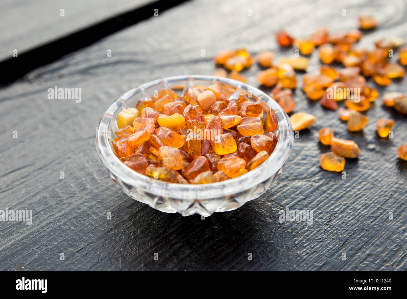 Baltic amber chips hi-res stock photography and images - Alamy