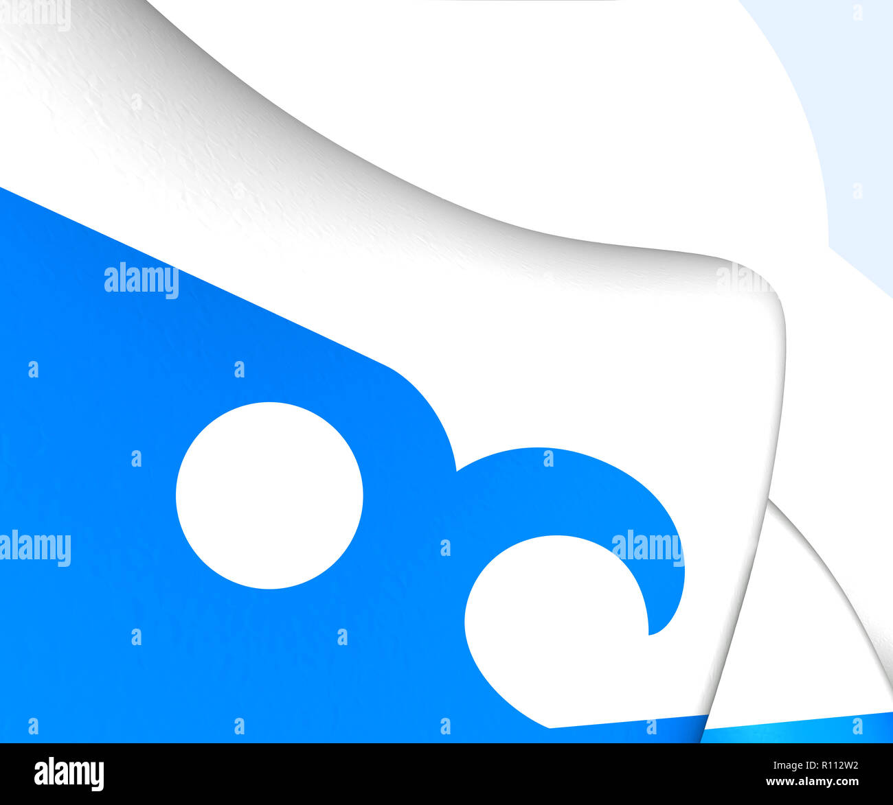 3d flag of the ocean city hi-res stock photography and images - Alamy