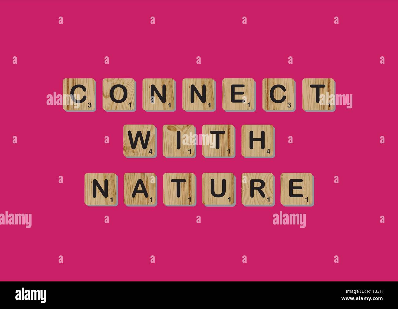 Scrabble tiles spells out Motivational quote Scrabble Blocks Letters ...