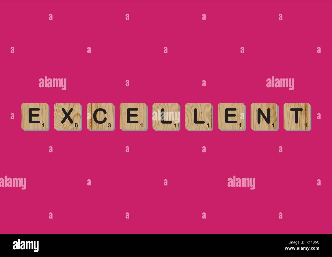 Scrabble tiles spells out Motivational quote Scrabble Blocks Letters ...