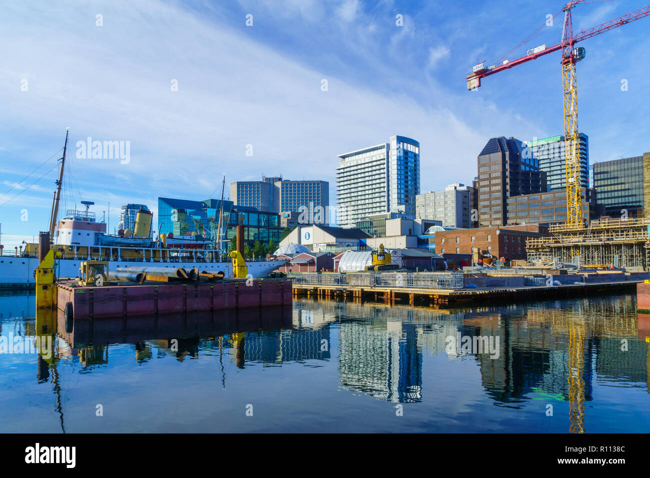 Downtown halifax skyline boat hi-res stock photography and images - Alamy