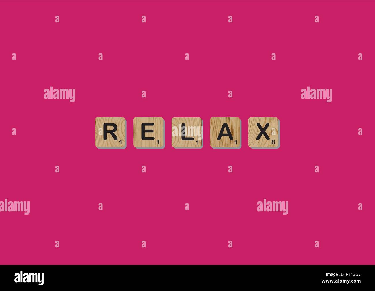 Scrabble tiles spells out Motivational quote Scrabble Blocks Letters ...