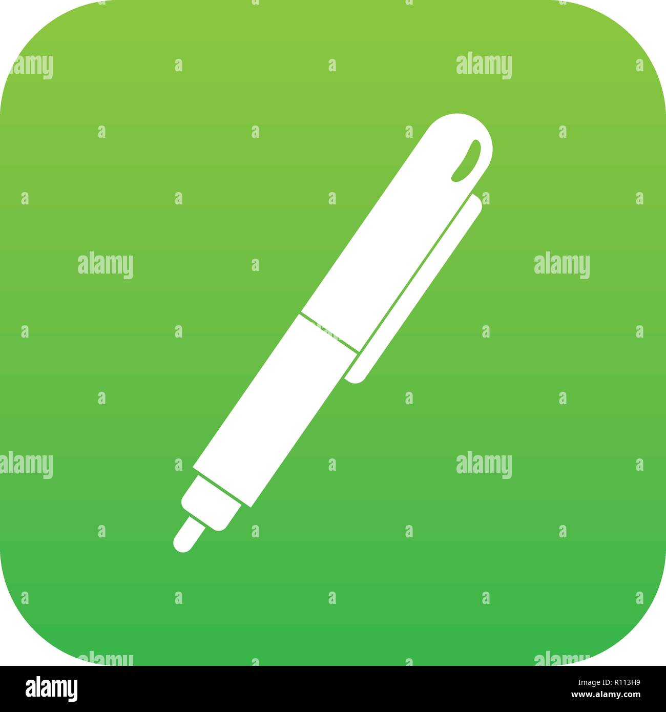 Marker pen icon digital green Stock Vector Image & Art - Alamy