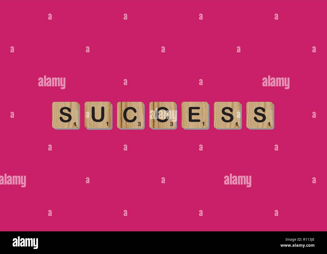 Scrabble tiles spells out Motivational quote Scrabble Blocks Letters ...