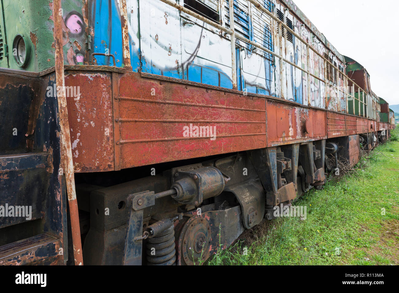 Former railway station, Prrenjas, Albania Stock Photo - Alamy