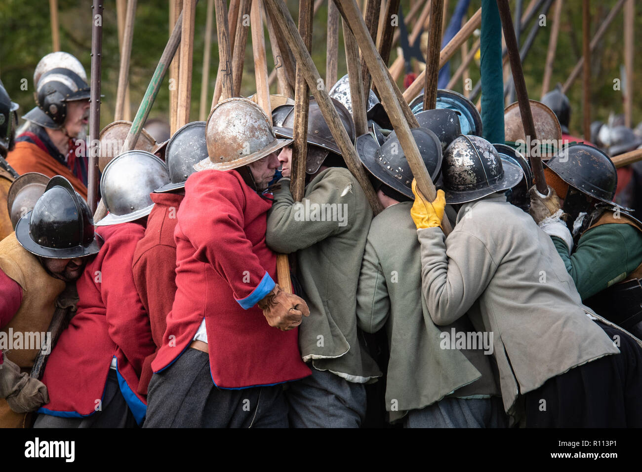 Kineton, Warwickshire, UK. 20th October 2018. Members of Sealed Knot ...