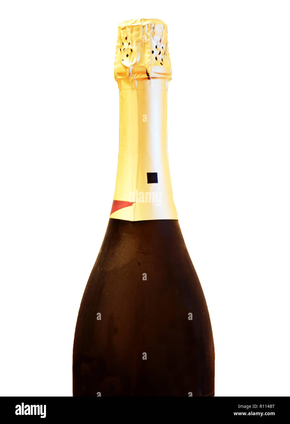 Bottle of shampagne isolated on the white background Stock Photo - Alamy