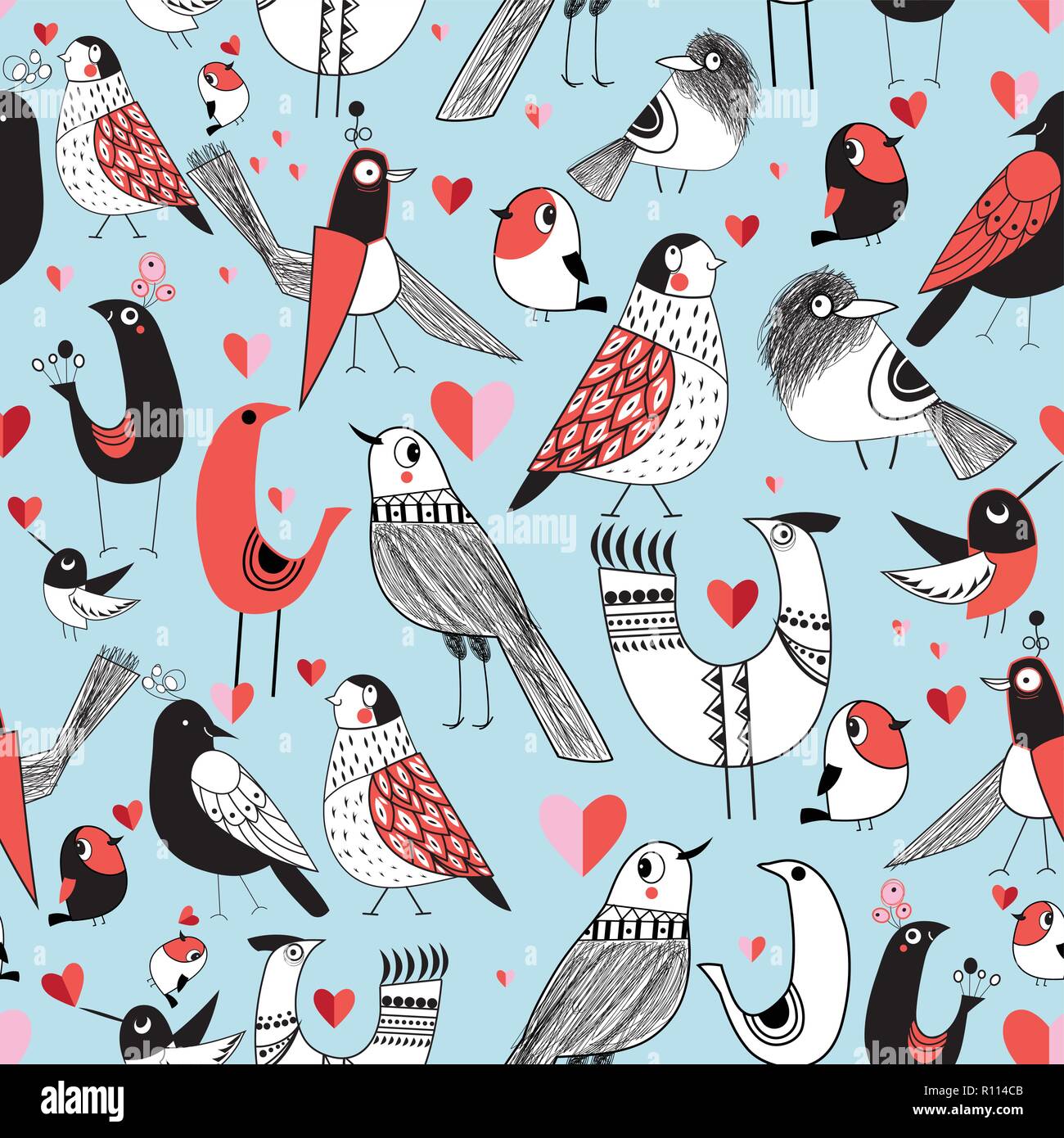 Funny pictures of birds Stock Vector Images - Alamy