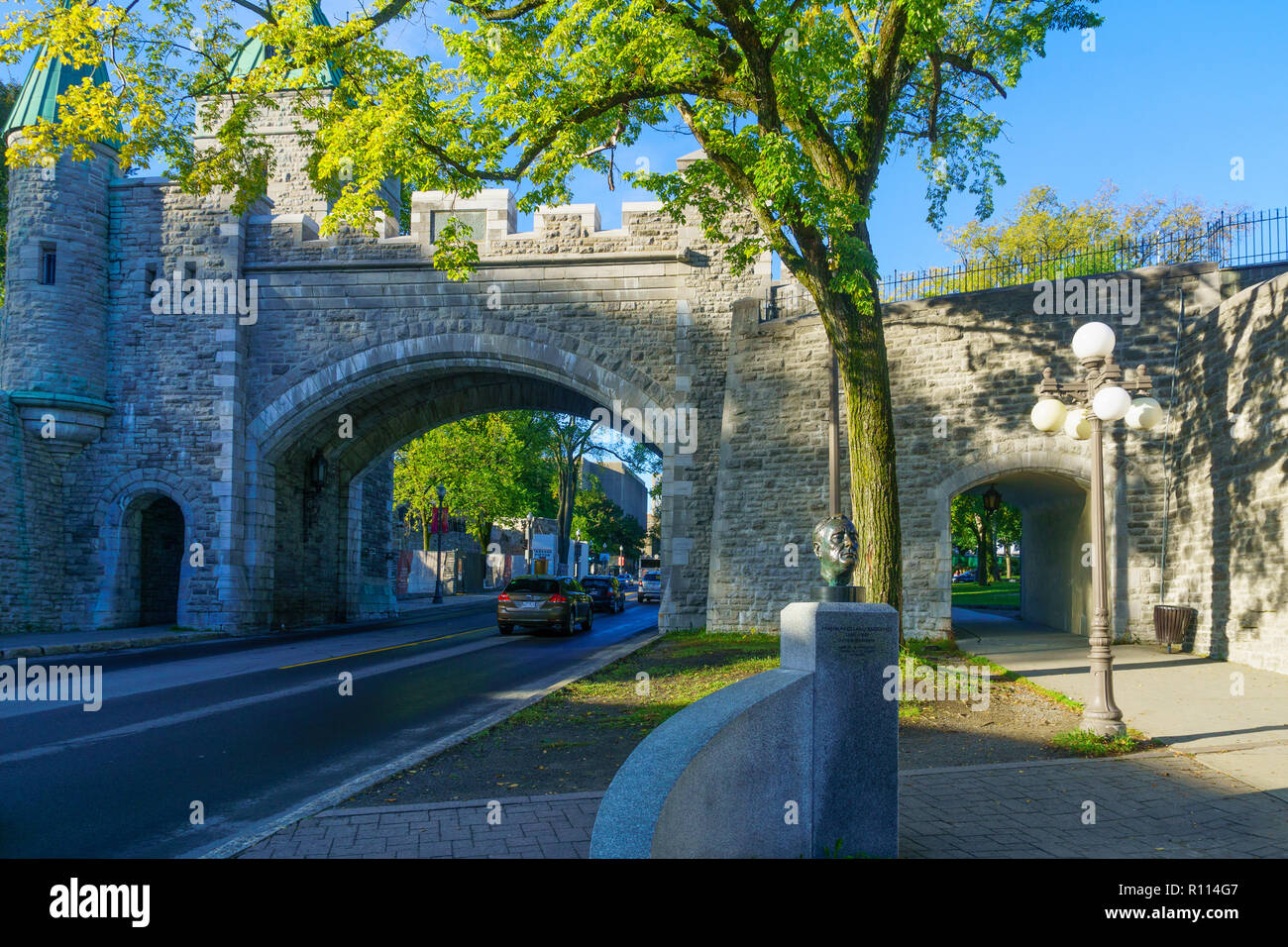 Quebec city walls hi-res stock photography and images - Alamy