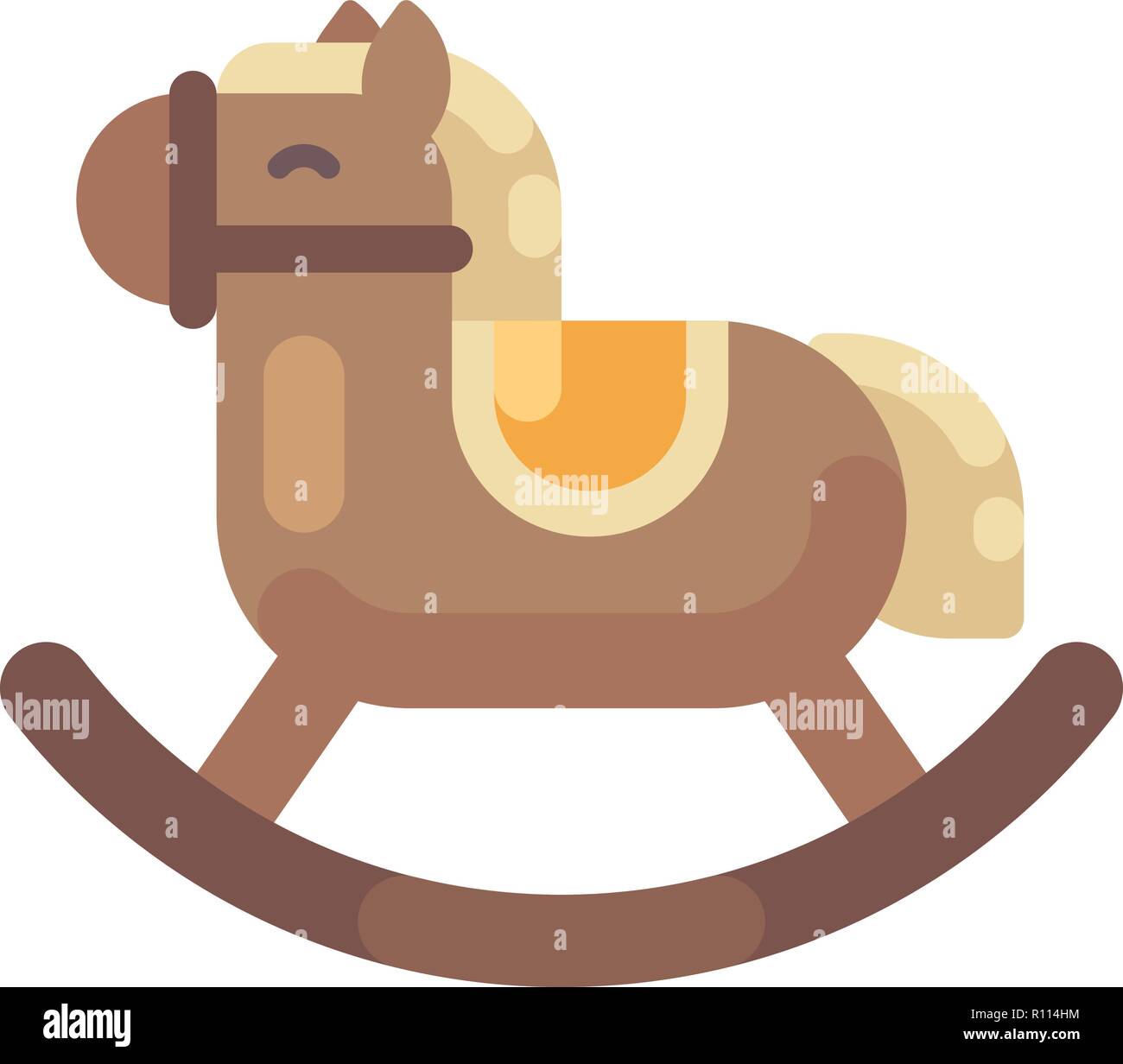 Rocking horse Stock Vector Images - Alamy