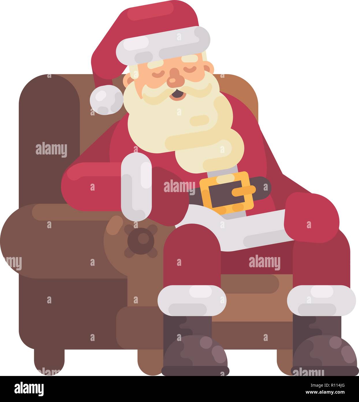 Tired From Christmas Cartoon