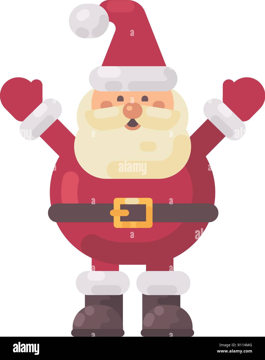 Fat santa Stock Vector Images - Alamy