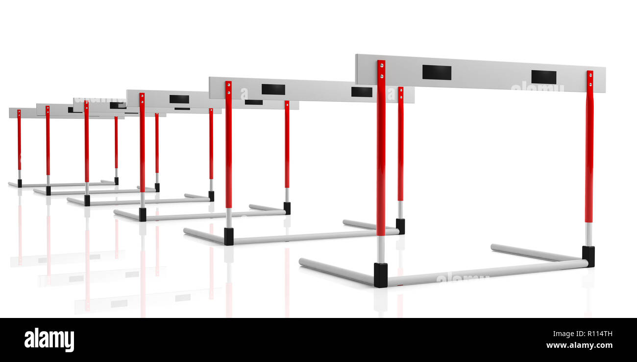 Overcome hurdles Cut Out Stock Images & Pictures - Alamy