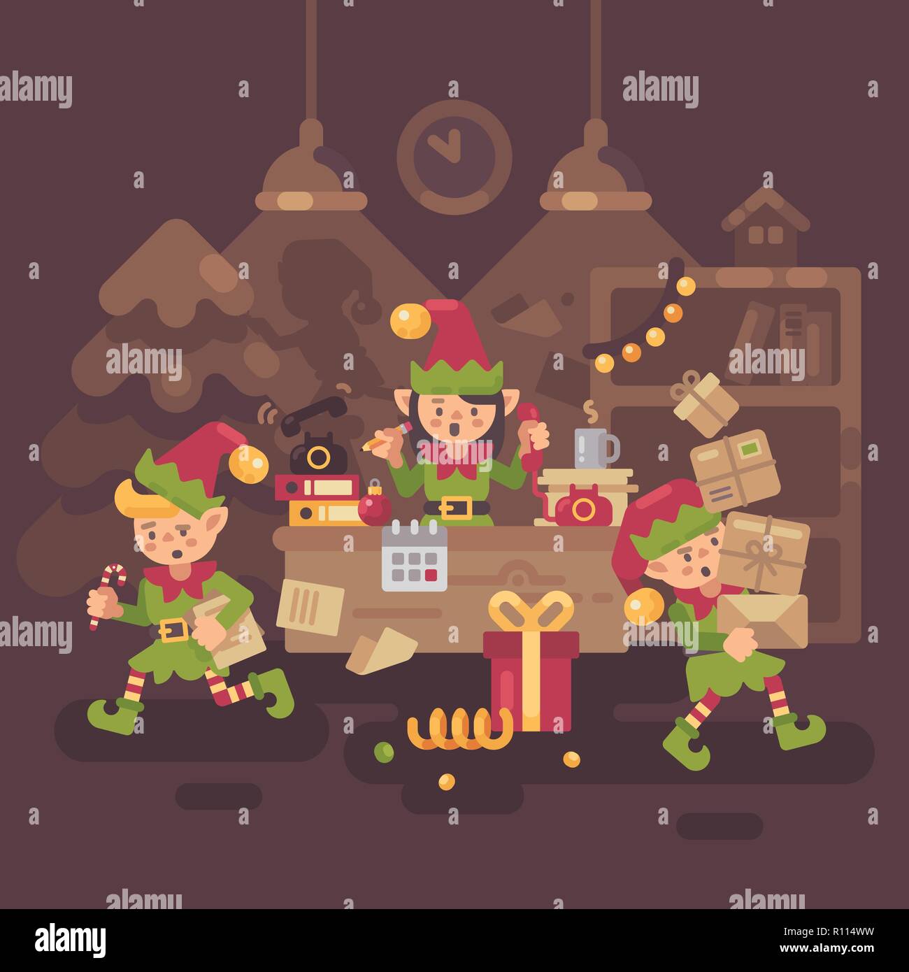 Carrying letters Stock Vector Images - Alamy