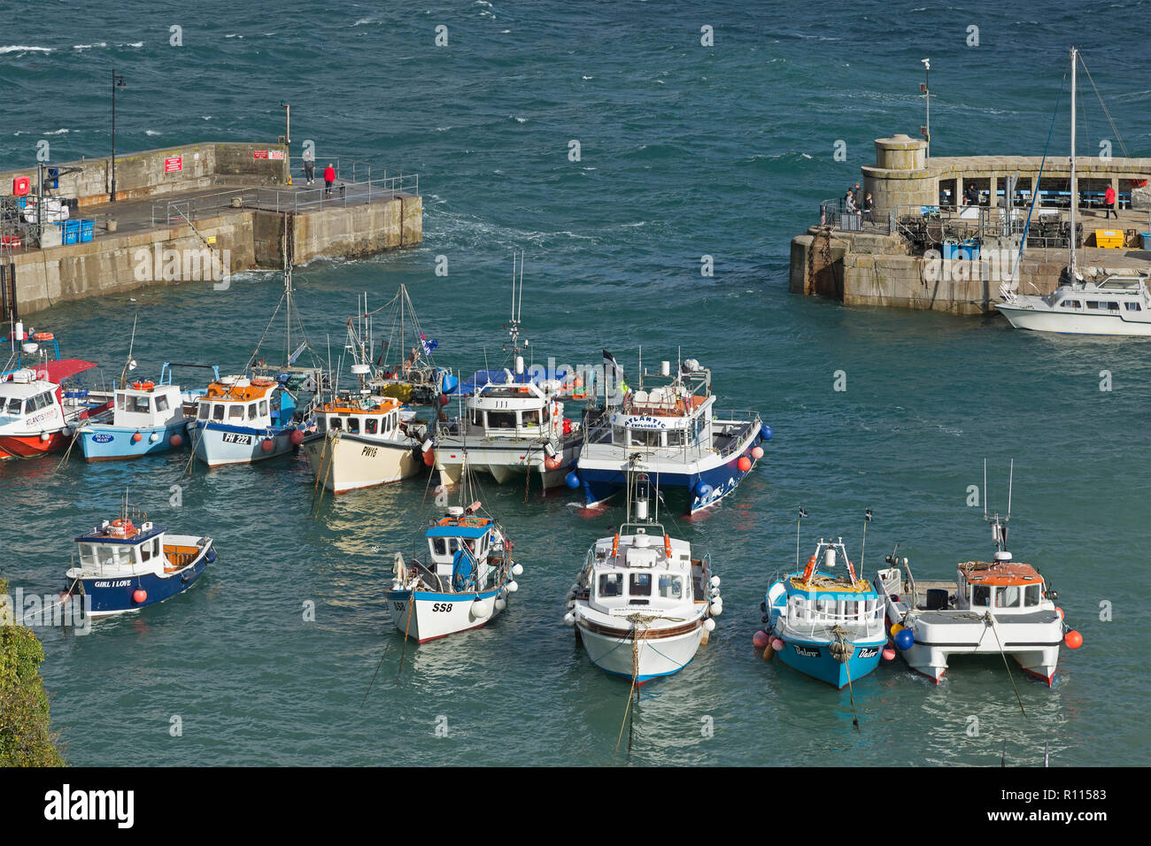 harbour, Newquay, Cornwall, England, Great Britain Stock Photo - Alamy
