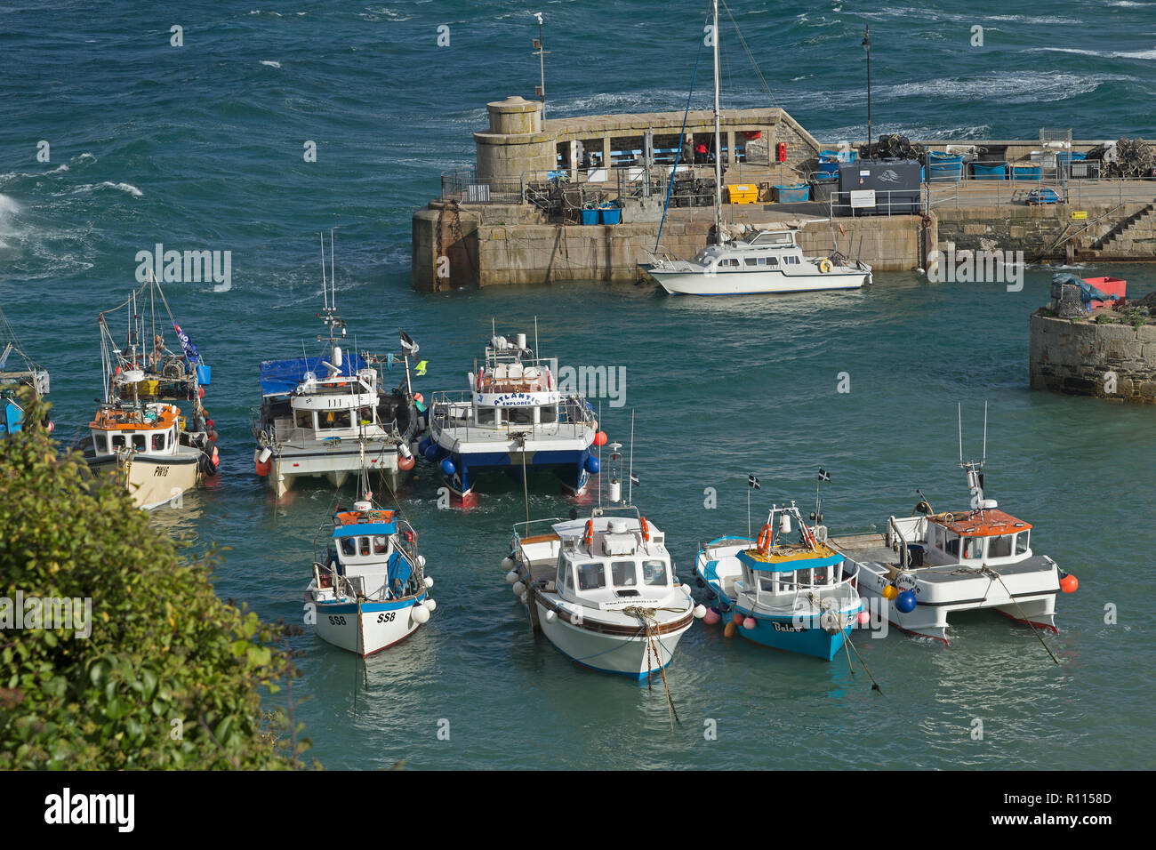 harbour, Newquay, Cornwall, England, Great Britain Stock Photo - Alamy