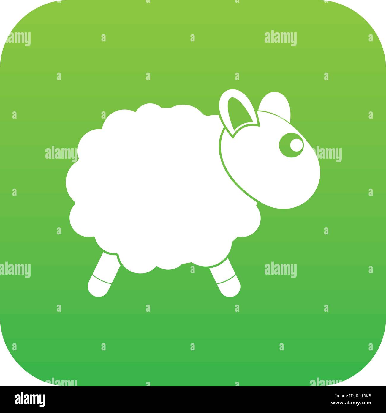 Sheep jump sleep icon Stock Vector Images - Alamy