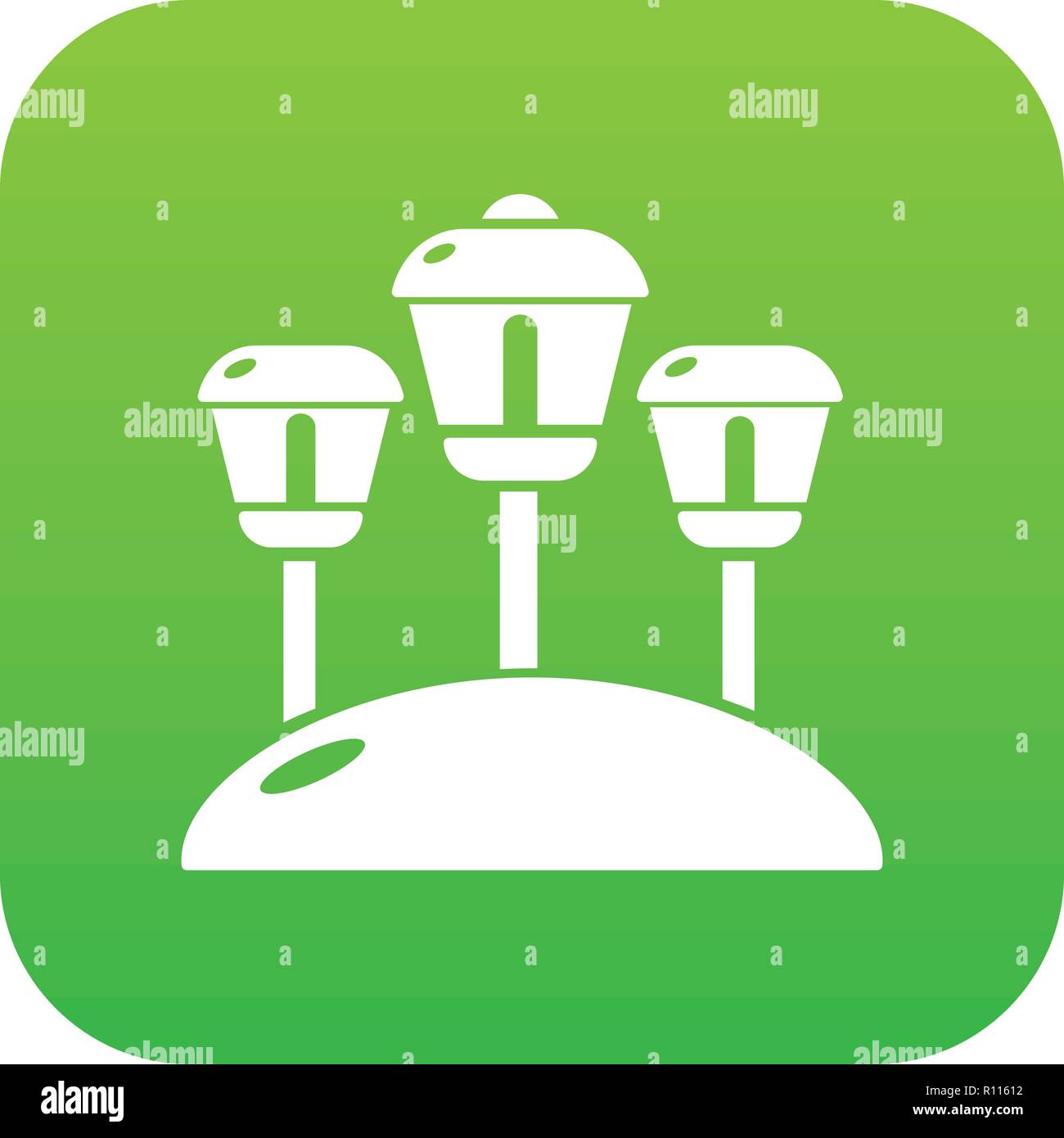 Solar powered street light Stock Vector Images - Alamy