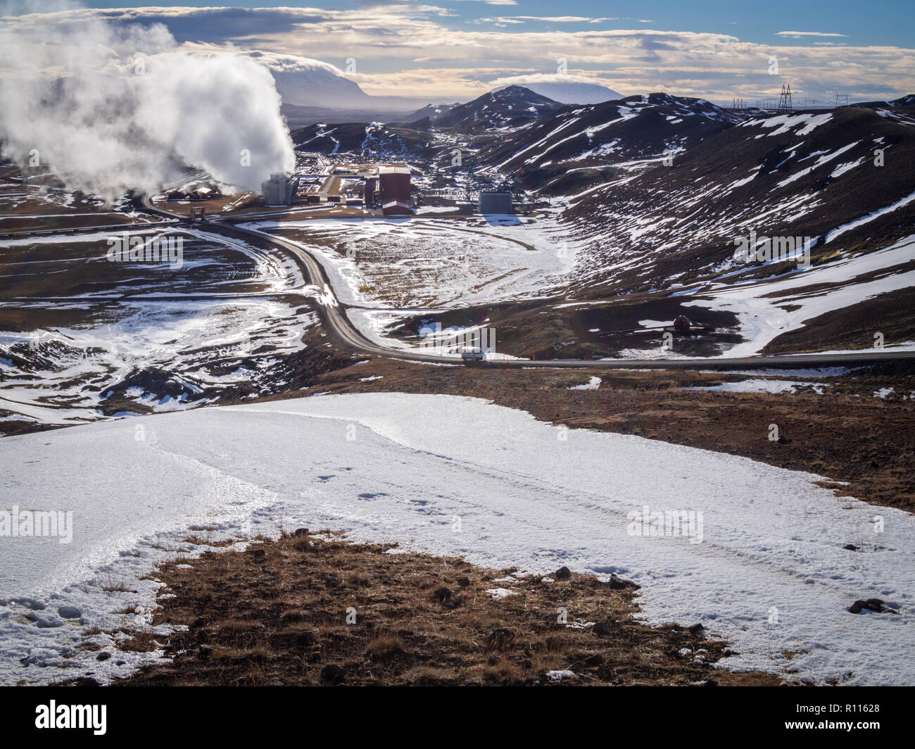 Iceland geothermal energy volcanoes hi-res stock photography and images ...