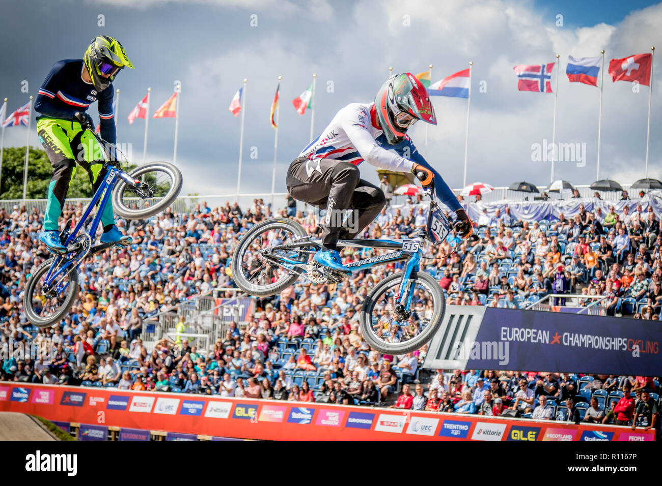 Kyle Evans - Glasgow2018 European Championships - BMX Racing Stock ...