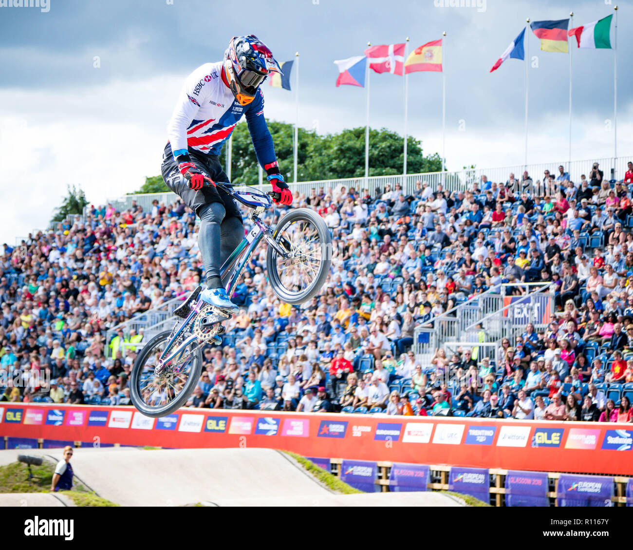 Kyle Evans - Glasgow2018 European Championships - BMX Racing Stock ...