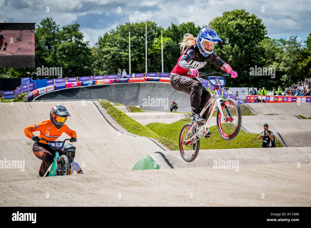 Glasgow2018 European Championships - BMX Racing Stock Photo - Alamy