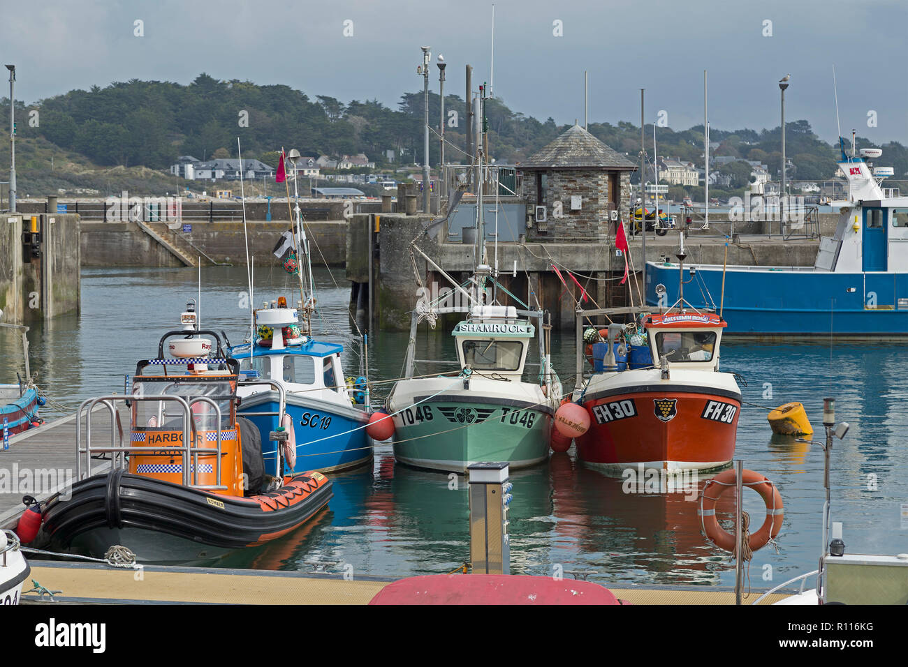 harbour, Padstow, Cornwall, England, Great Britain Stock Photo - Alamy