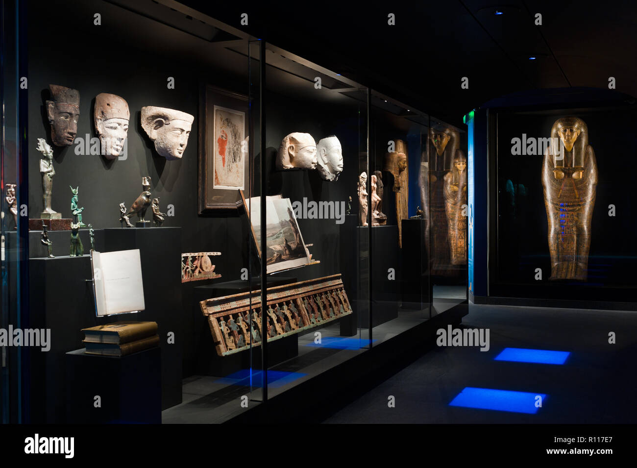 Ancient Egyptian exhibit in Mougins Museum of Classical Art Stock Photo ...