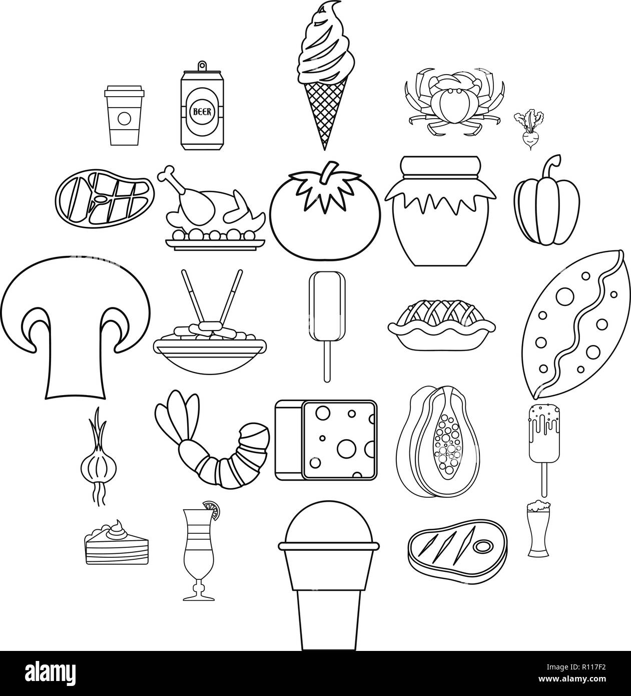 Chow dinner Stock Vector Images - Alamy