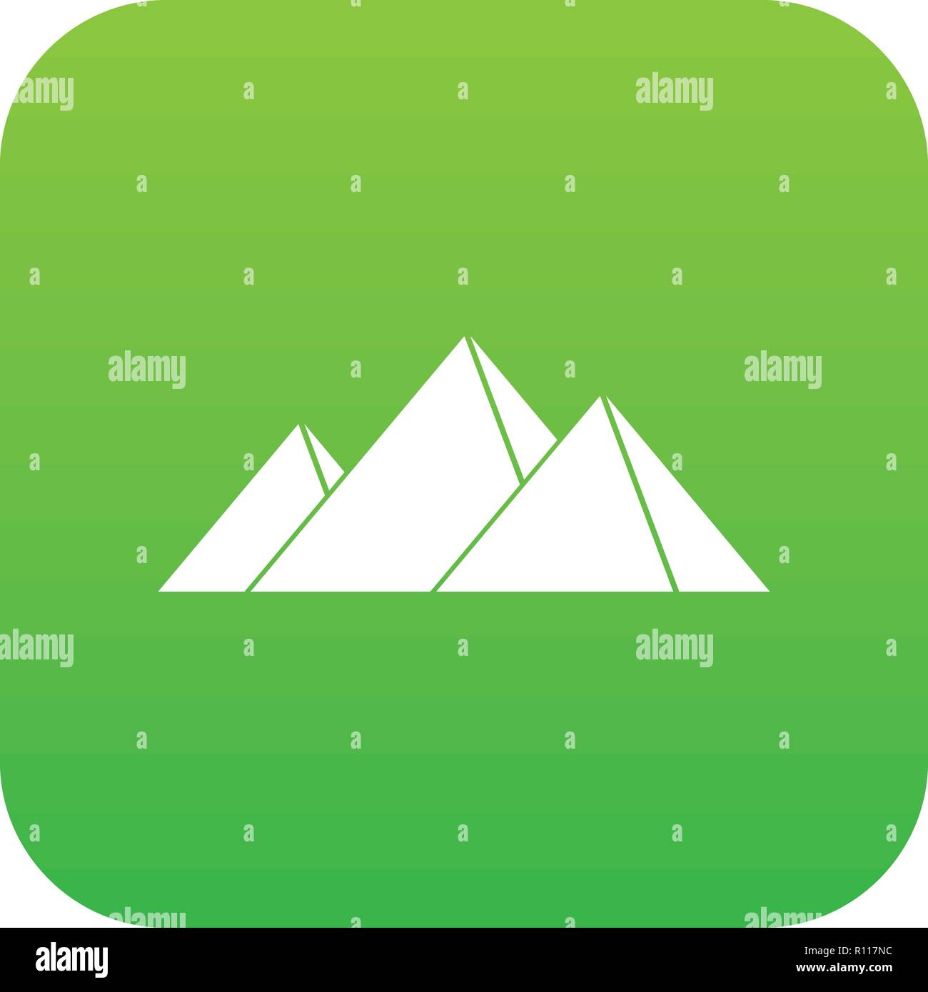 Pyramids in Giza icon digital green Stock Vector Image & Art - Alamy