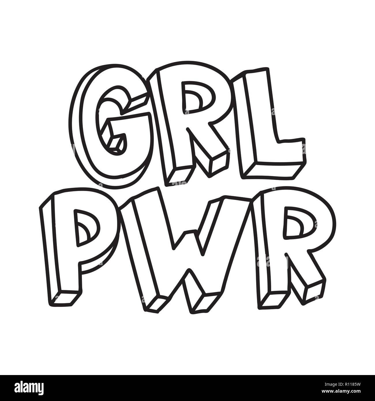 Girl pwr Black and White Stock Photos & Images - Alamy