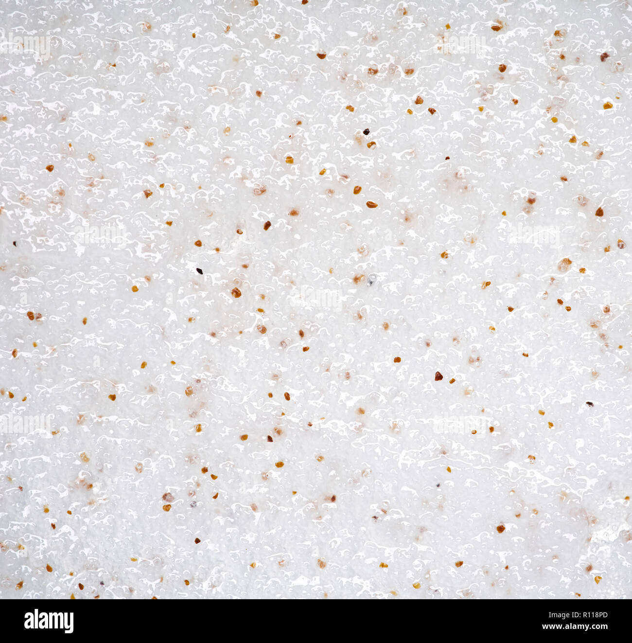 Texture of white salt body scrub on a white background Stock Photo - Alamy