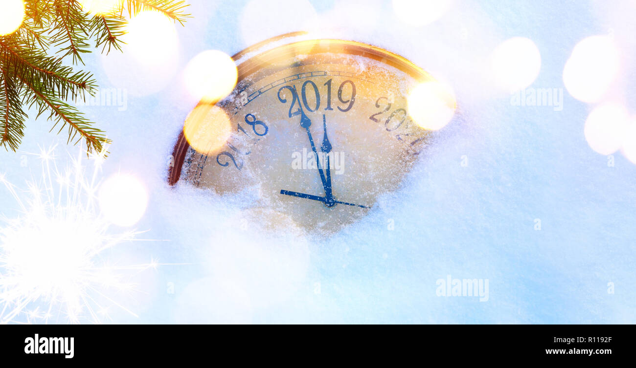 Retro style christmas banner hi-res stock photography and images - Alamy