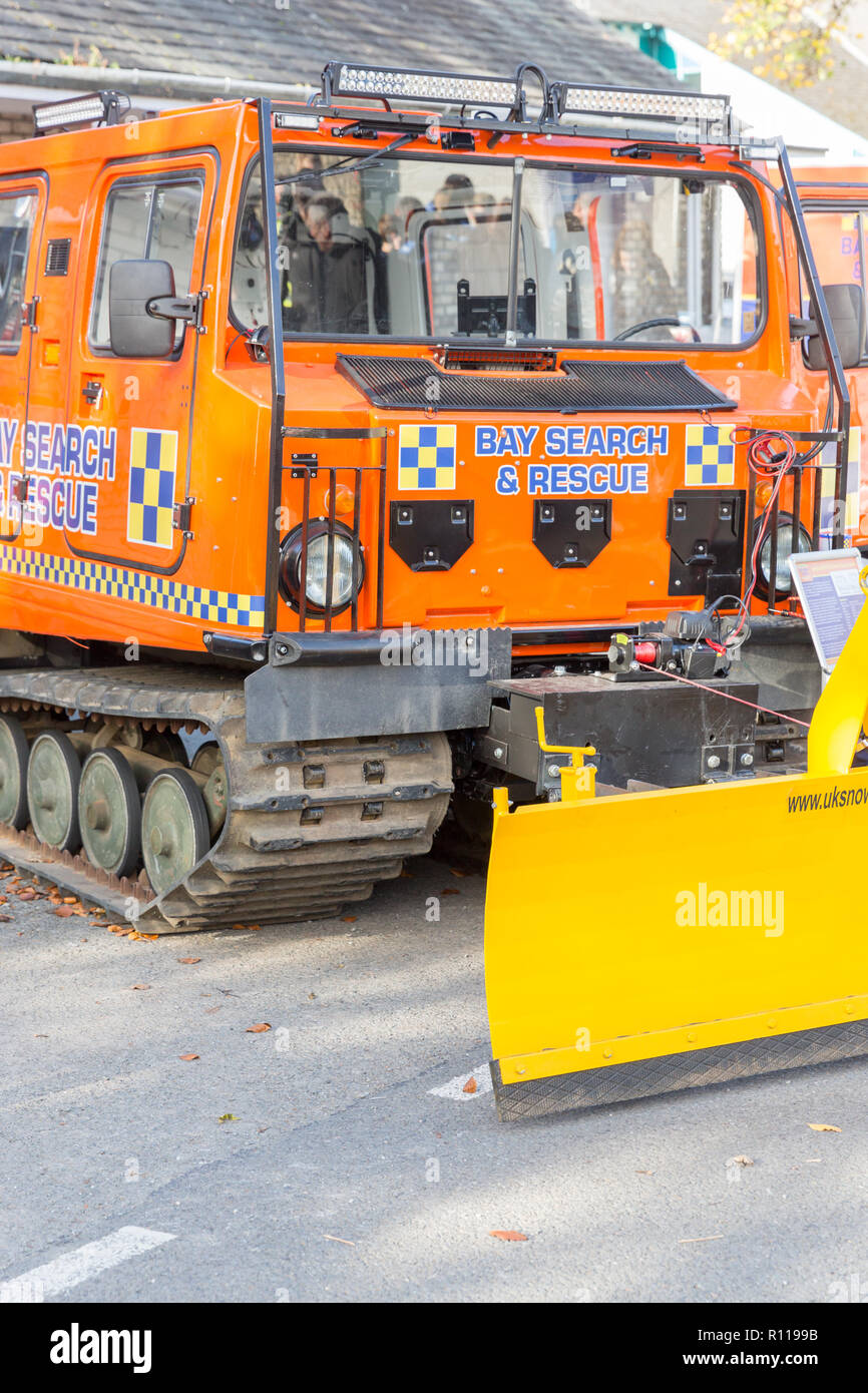 Bay Search& Rescue demonstrating their Hagglund tracked vehicle at an ...