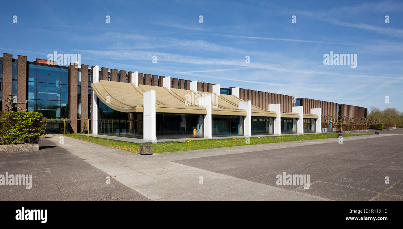 Town hall of Castrop-Rauxel, Ruhr district, North Rhine-Westphalia ...
