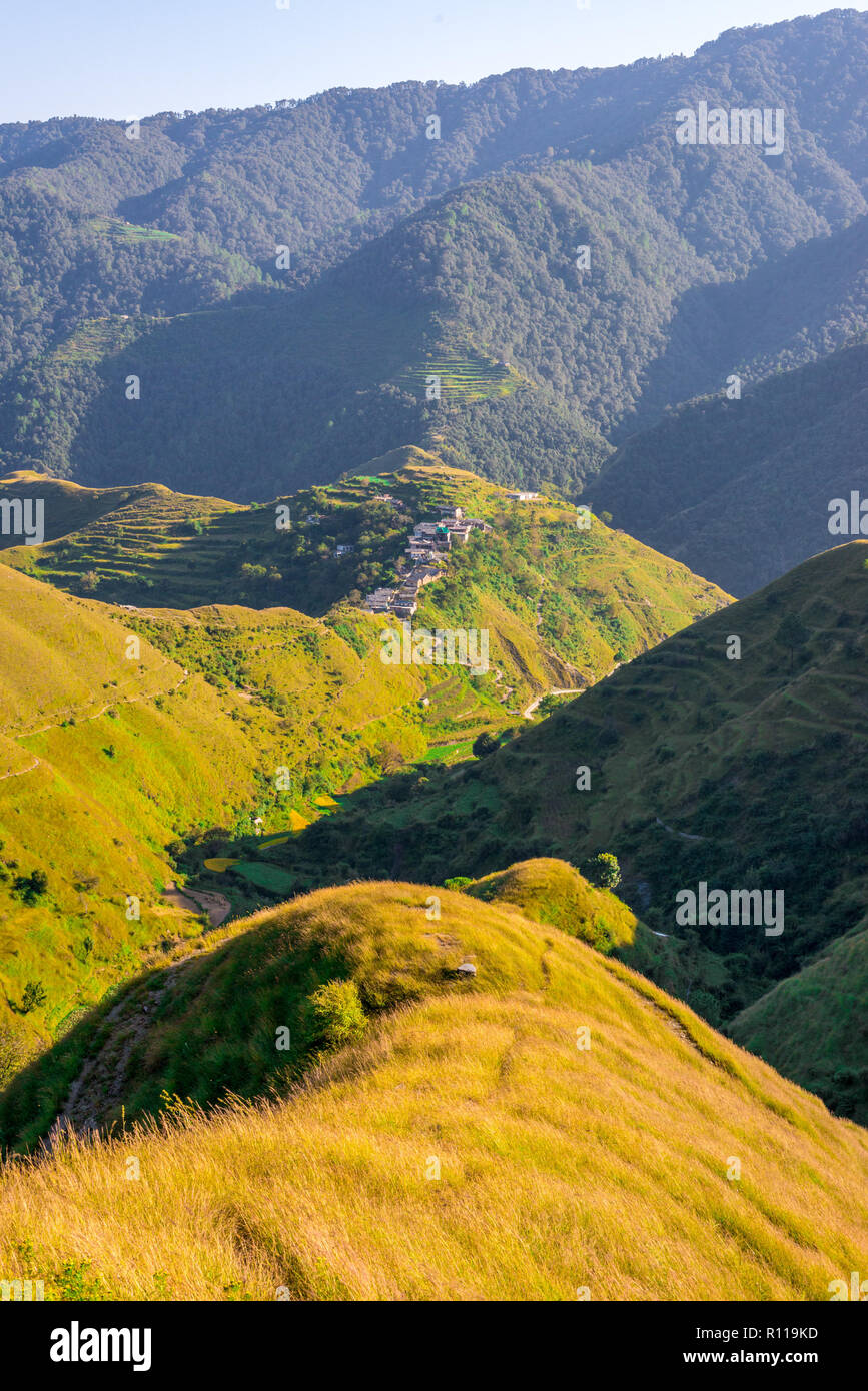 Village in Jaunsar-Bawar, Uttrakhand, India Stock Photo - Alamy