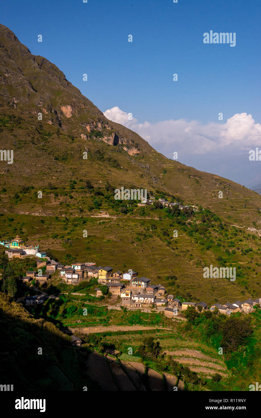 Village in Jaunsar-Bawar, Uttrakhand, India Stock Photo - Alamy