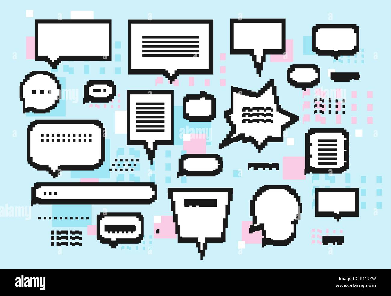 Bubble distortion Stock Vector Images - Alamy