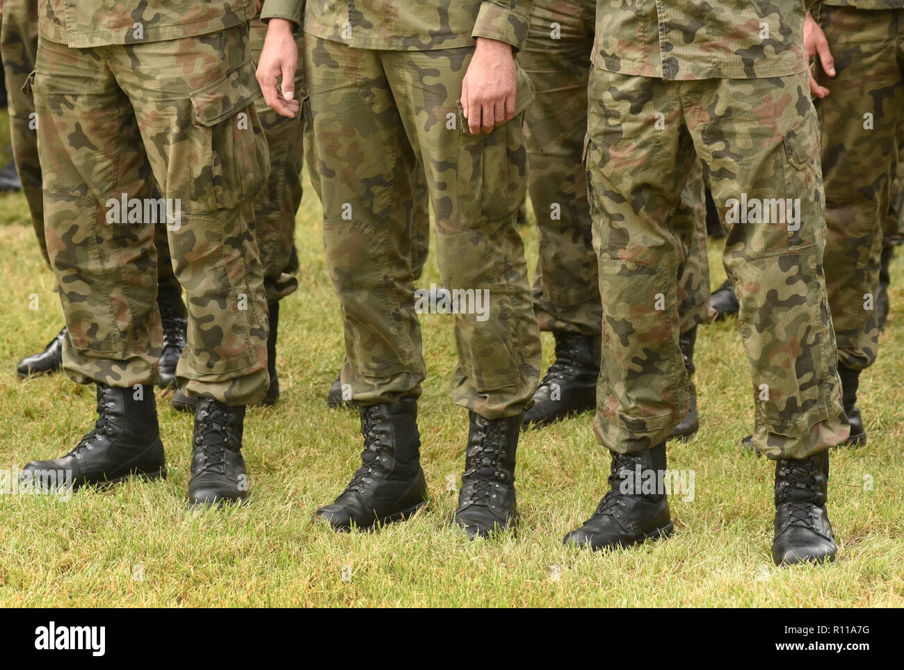 Soldiers legs. troops, army, military men Stock Photo - Alamy