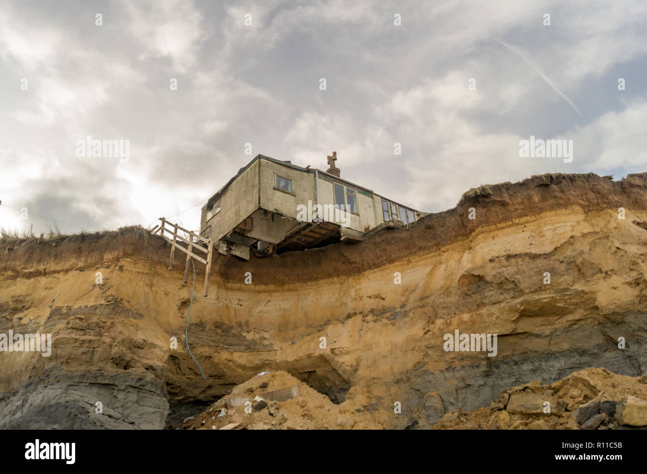 Cliff Erosion Edge House High Resolution Stock Photography and Images ...