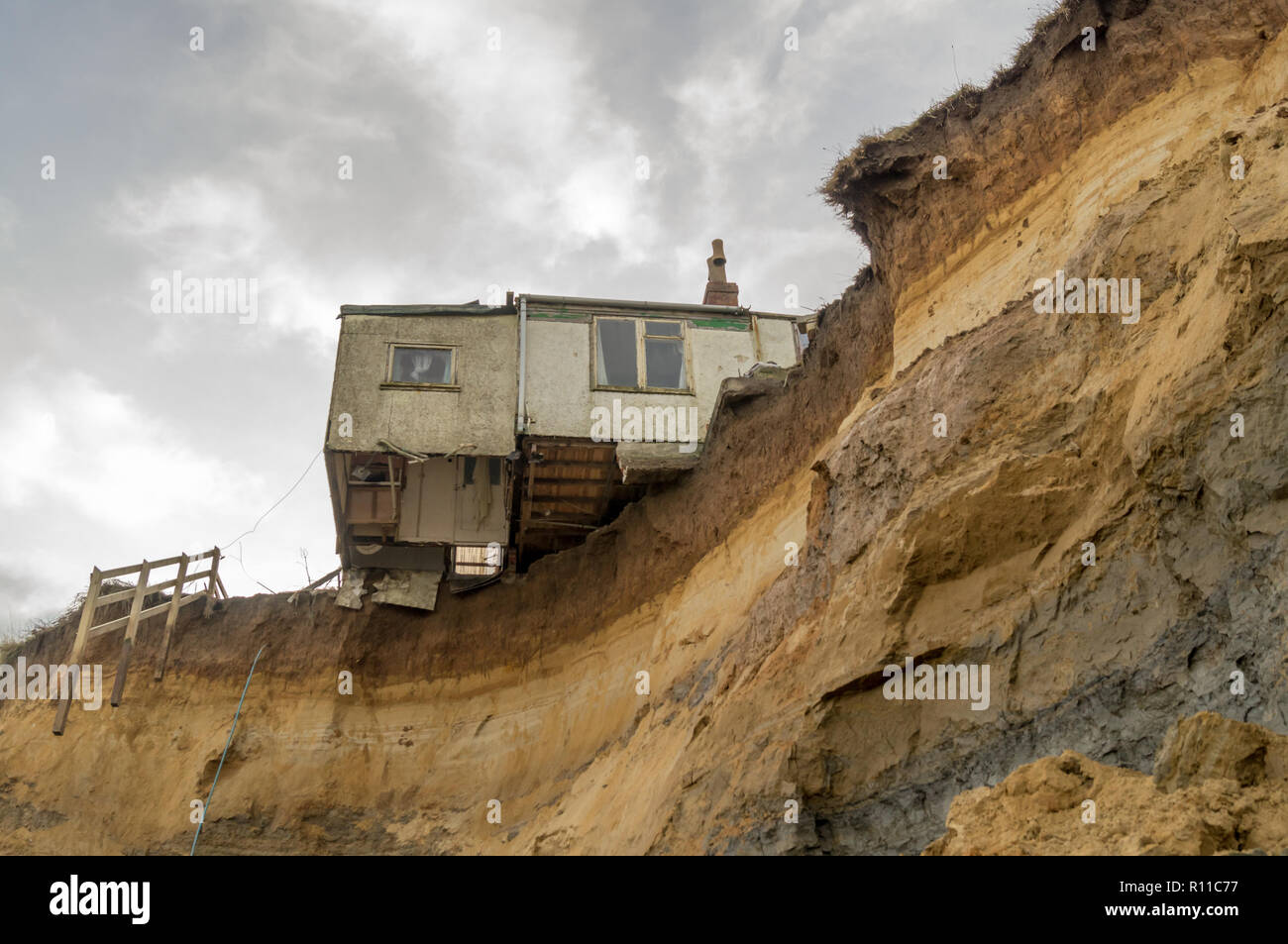 Cliff Erosion Edge House High Resolution Stock Photography and Images ...