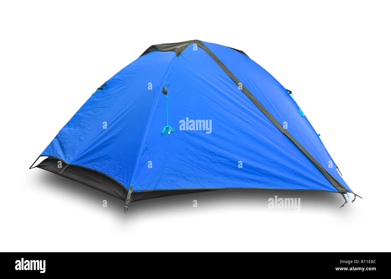 Blue dome tent hiking Cut Out Stock Images & Pictures - Alamy