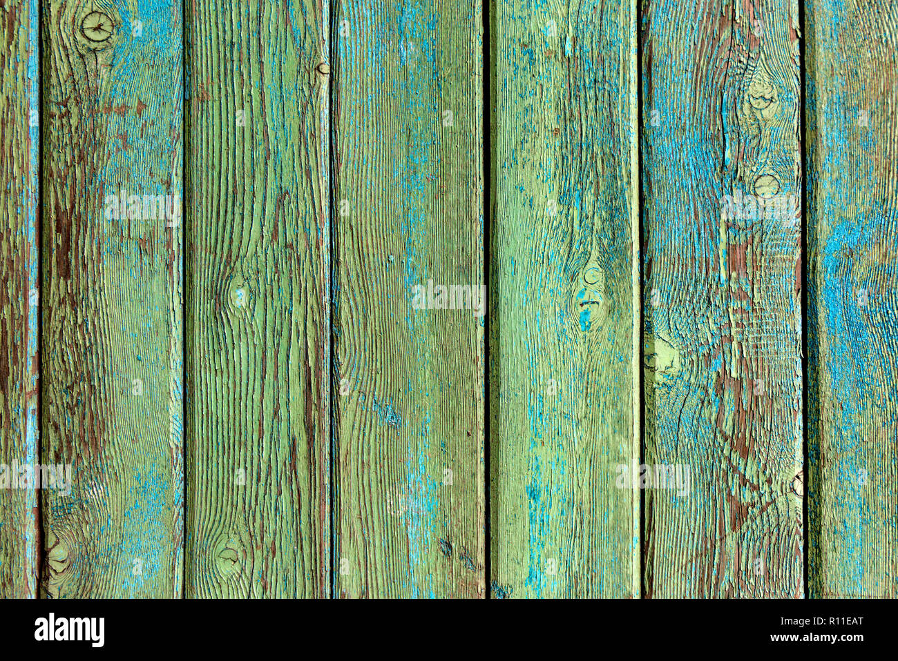 Green color wood plank texture hi-res stock photography and images - Alamy