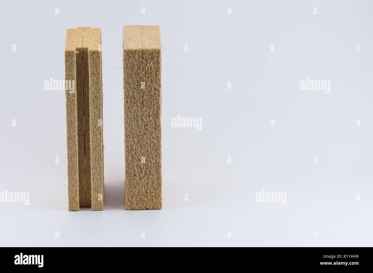 natural fibers wall insulating materials - hemp fiber panel Stock Photo ...