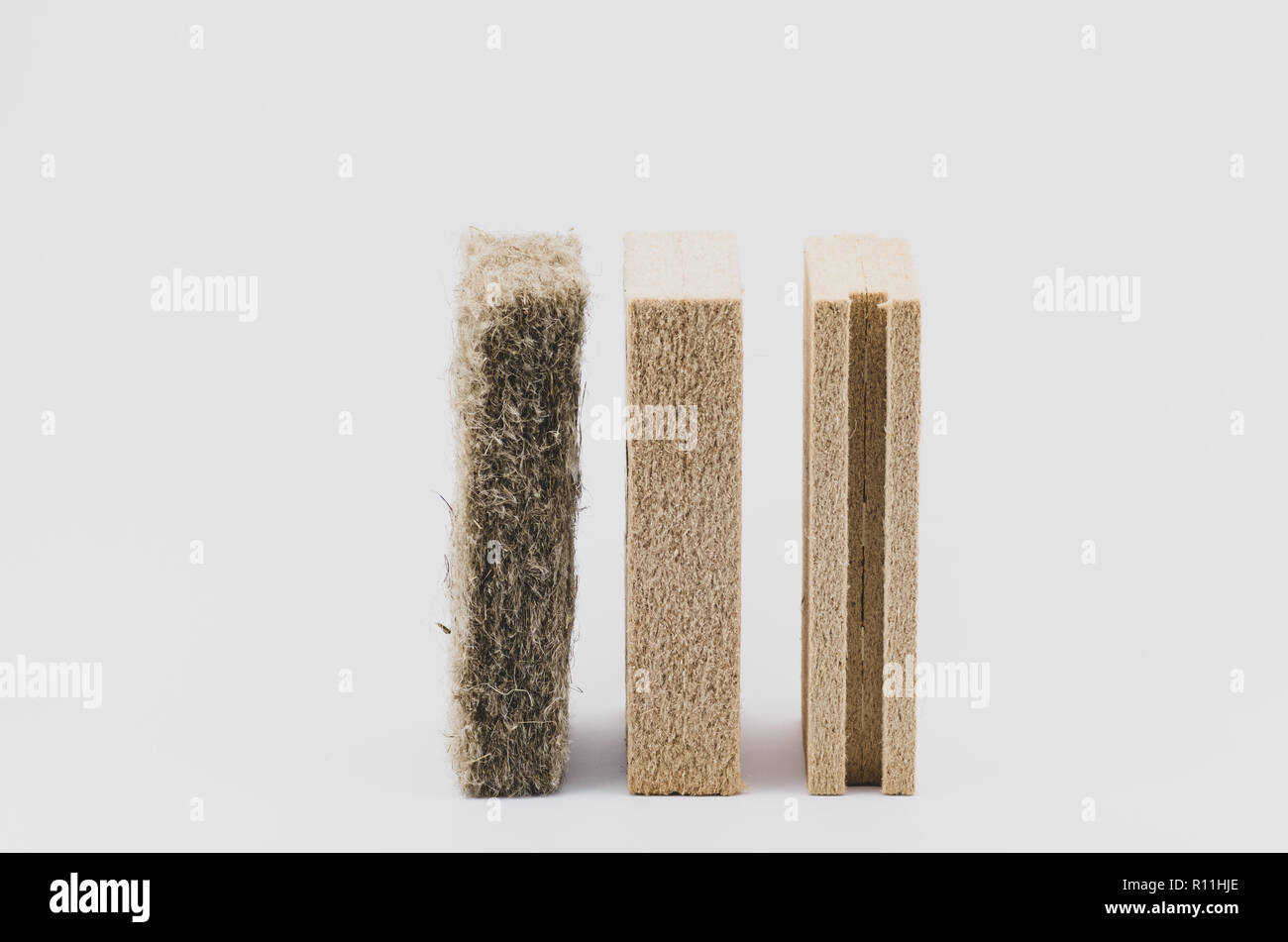 natural fibers wall insulating materials - hemp fiber panel Stock Photo ...