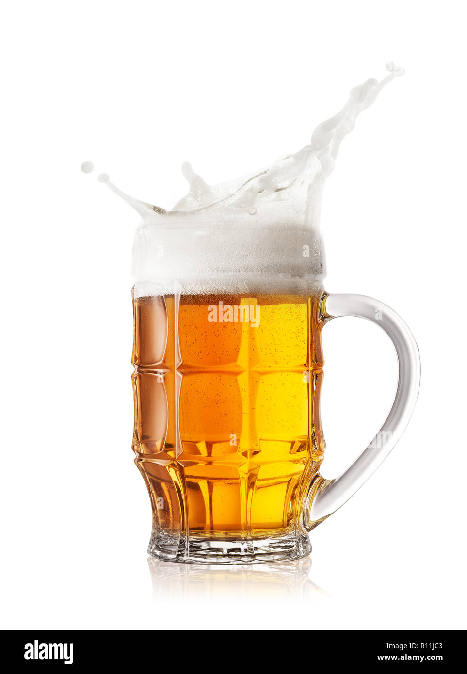 Beer foam splash Cut Out Stock Images & Pictures - Alamy