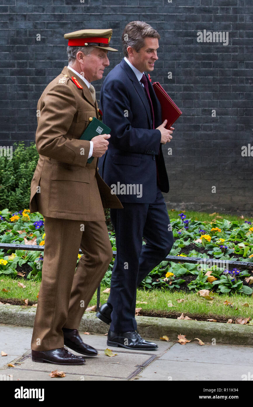 London, UK. 6th November, 2018. Gavin Williamson MP, Secretary of State ...
